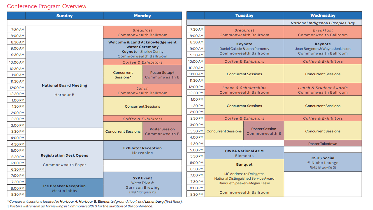 Program - CWRA National Conference